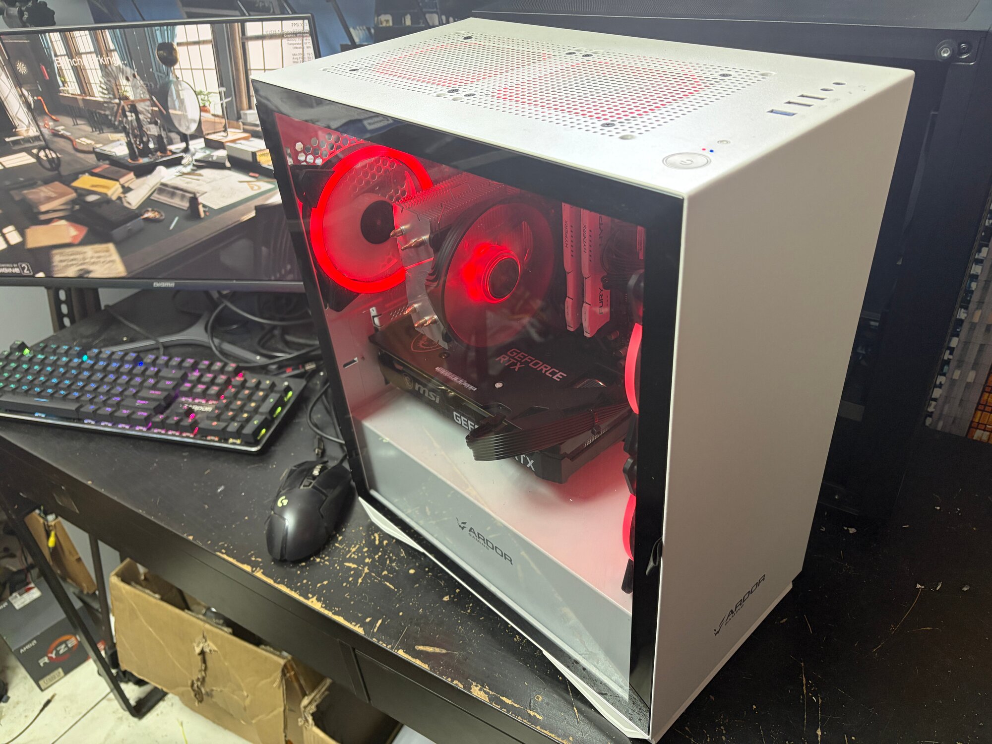 Игровой компьютер (AMD Ryzen 5500 / GeForce RTX 3060 12gb / RAM 16gb DDR4 / ssd 1024GB /HDD 1000gb)