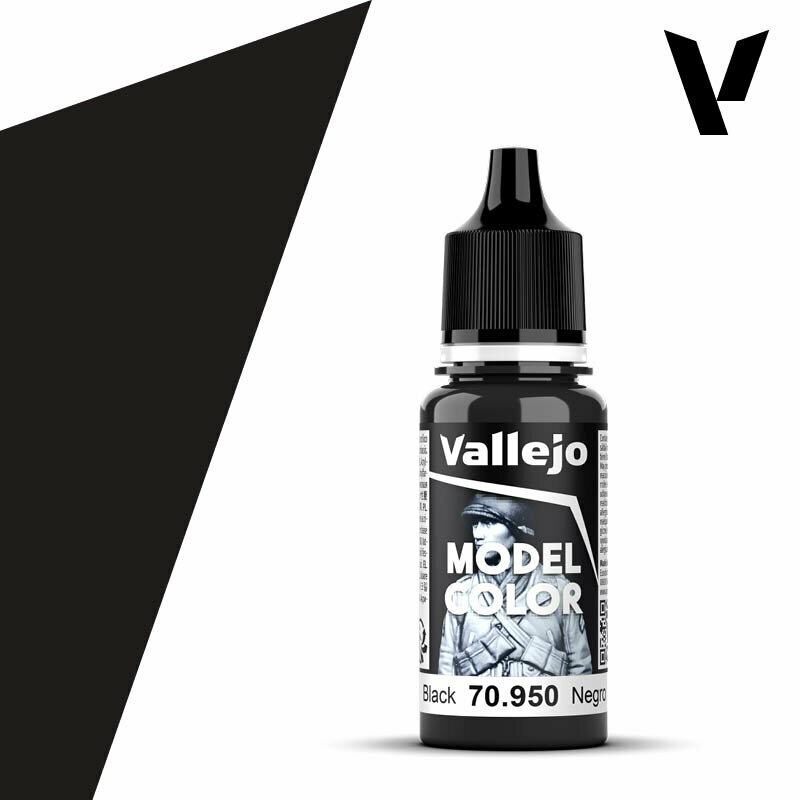 Краска Vallejo "Model Color" Черный. 950 17 мл