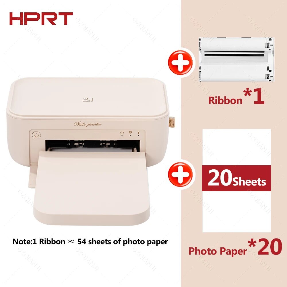 Фотопринтер HPRT CP4100, EU Plug, 20 листов фотобумаги