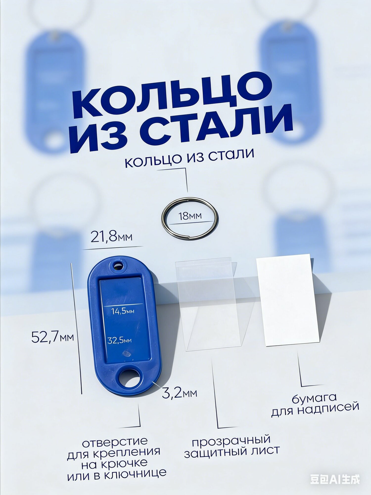 Бирка для ключей — фото 1