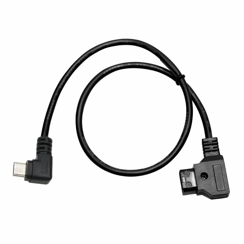 Кабель питания камеры DTAP USB C. Удобный соединительный шнур для V-образного крепления аккумулятора. Расширенная функциональность.