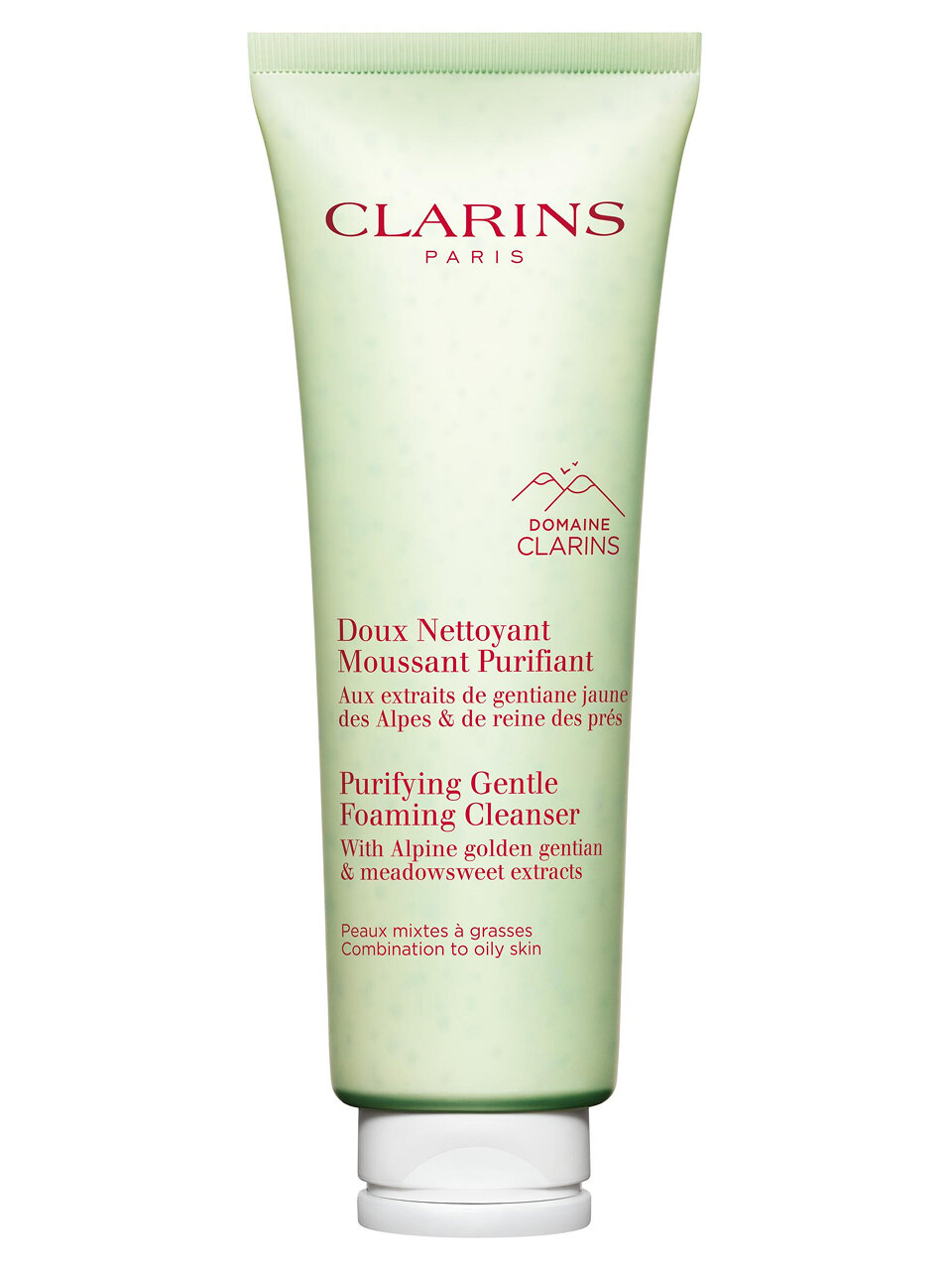 CLARINS Очищающий пенящийся крем для комбинированной и жирной кожи лица Clarins Doux Nettoyant Moussant Purifiant 125мл