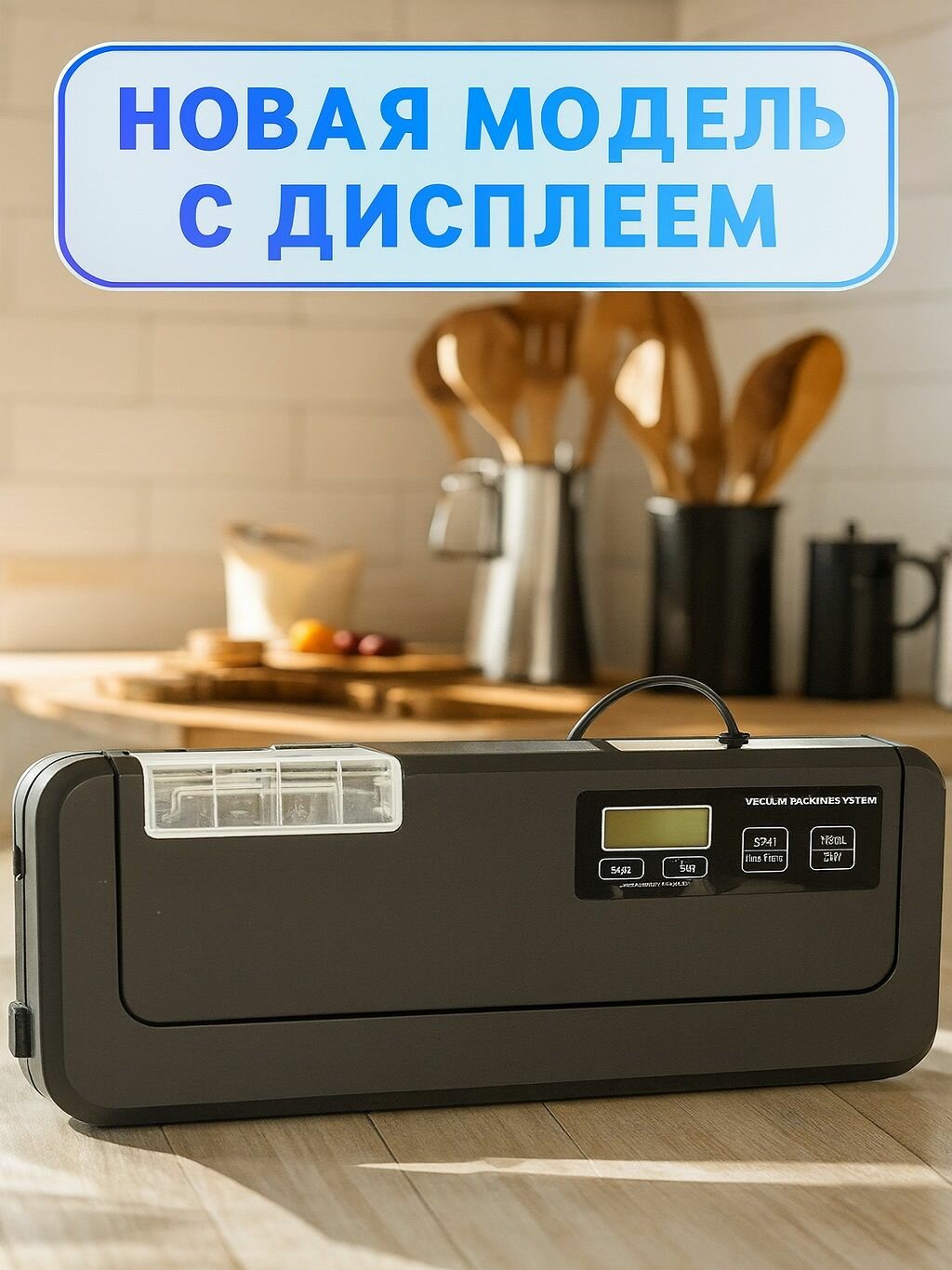 Вакуумный упаковщик P-290B / Вакууматор для продуктов / Запайщик пакетов