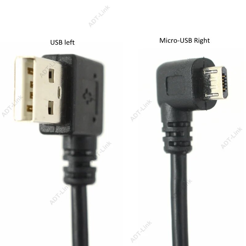 Micro USB кабель Rickel 25 см, черный