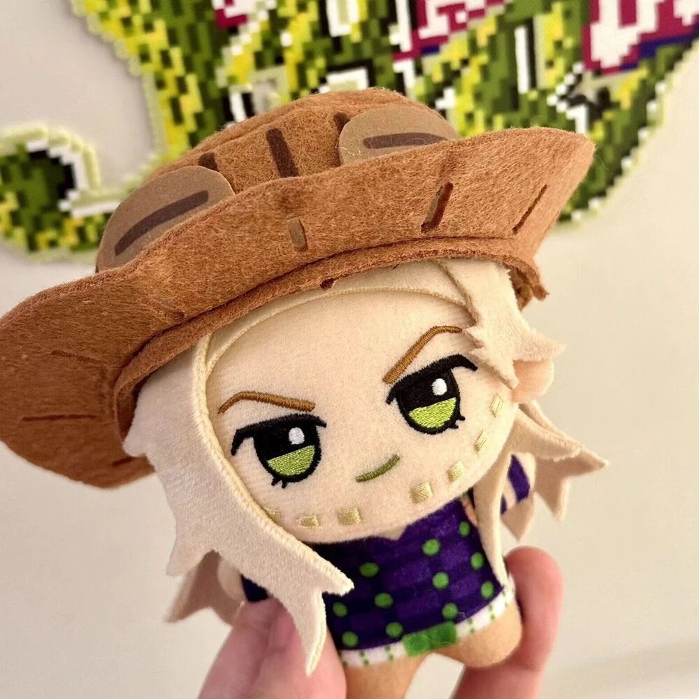 Плюшевая игрушка JoJo Steel Ball Run Джонни Джостар и Гироскоп Зеппели 10 см