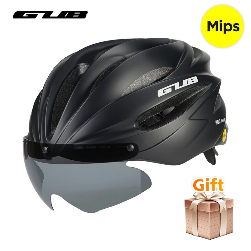 GUB K80 PLUS MIPS шлем для велоспорта, черный матовый, M(57-59cm)