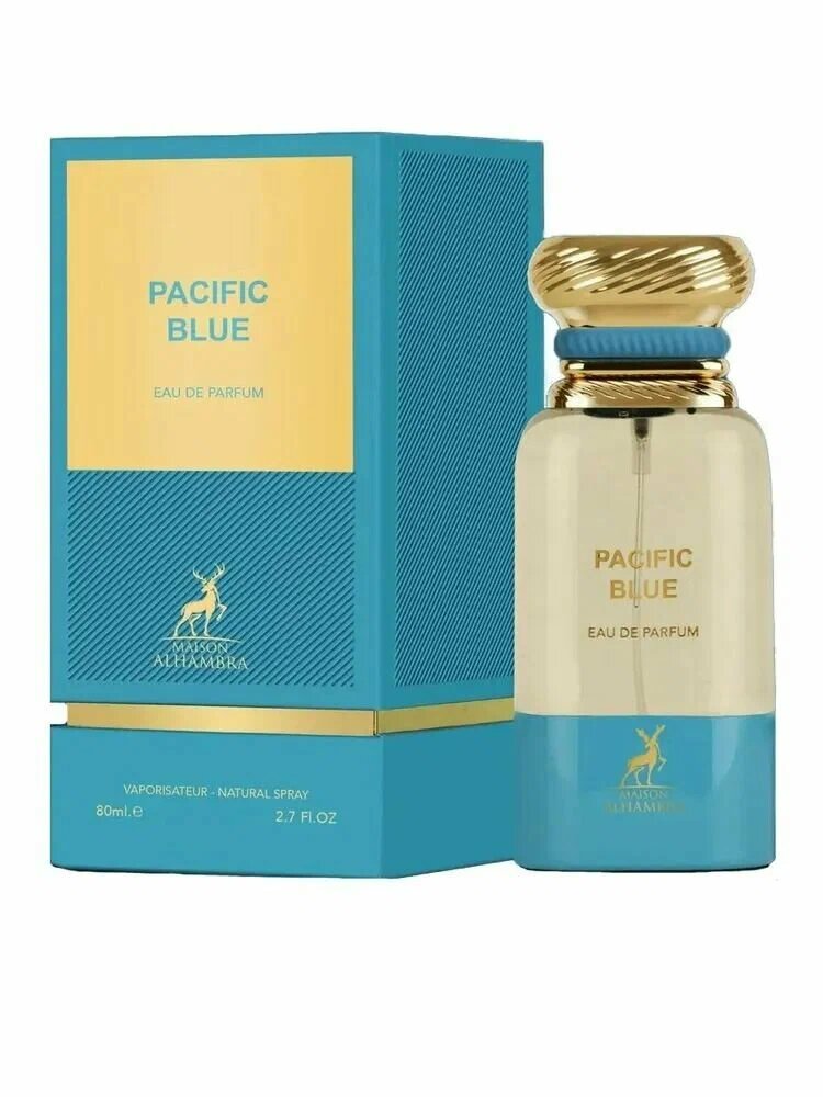 Парфюмерная вода Maison Alhambra "Pacific Blue", унисекс, пряная и цитрусовая, 80мл
