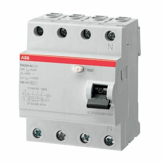 Выключатель дифференциального тока (УЗО) FH204 AC-40/0.3 ABB 2CSF204003R3400