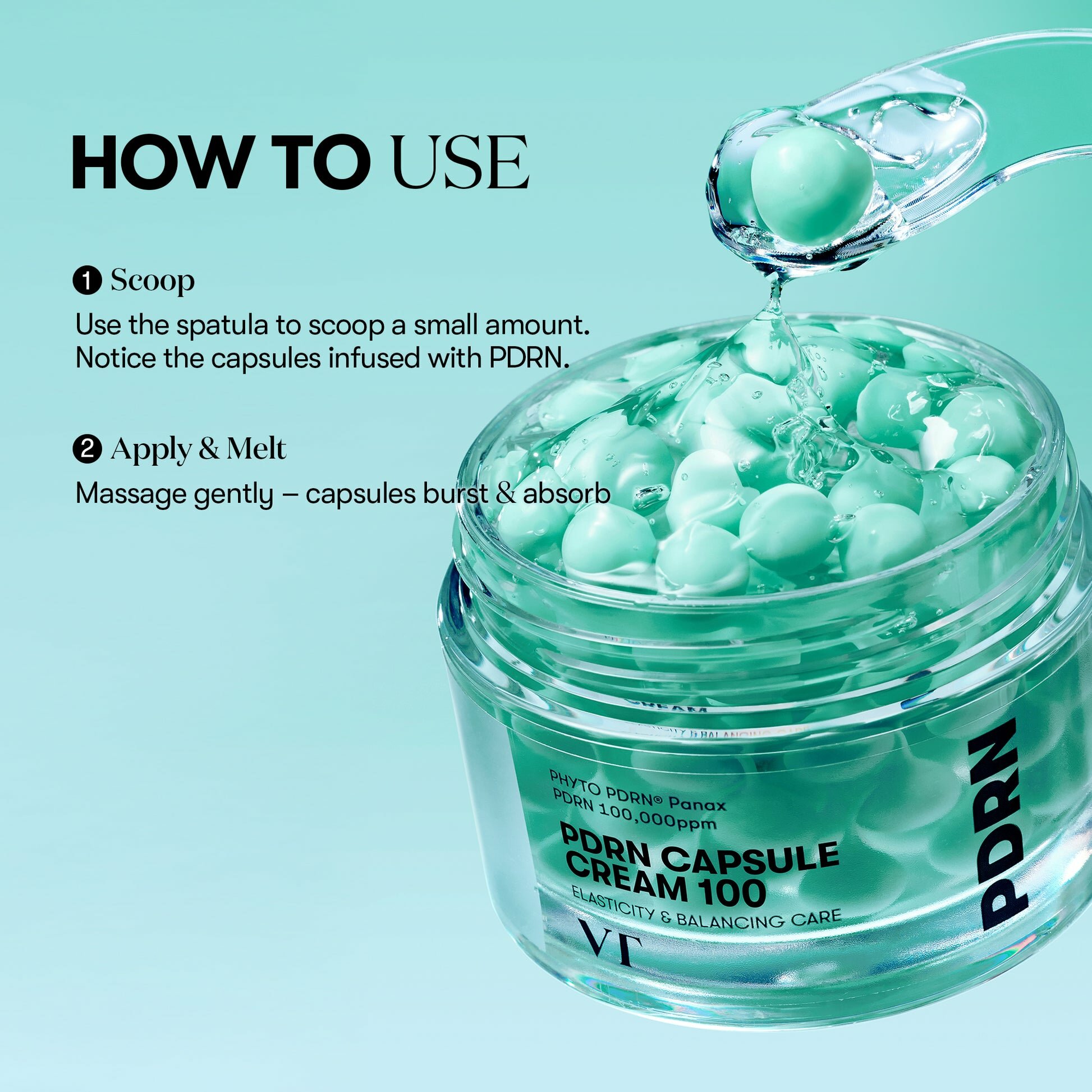 Новинка! Увлажняющий капсульный крем с пдрн VT Cosmetics PDRN Capsule Cream 100, 50 мл