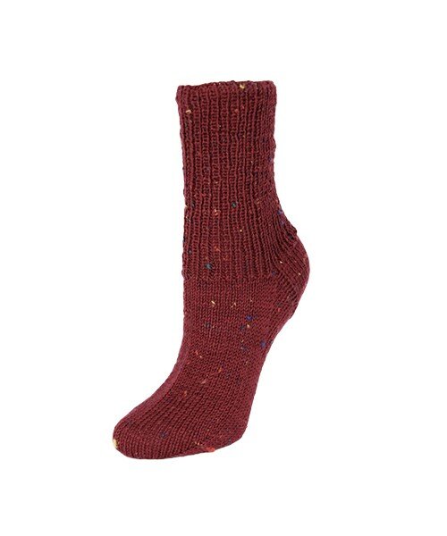 Носочная пряжа Rellana Flotte Socke Tweed-Classic 6 ply (7085 Rot) 1 моток 150 г/375 м