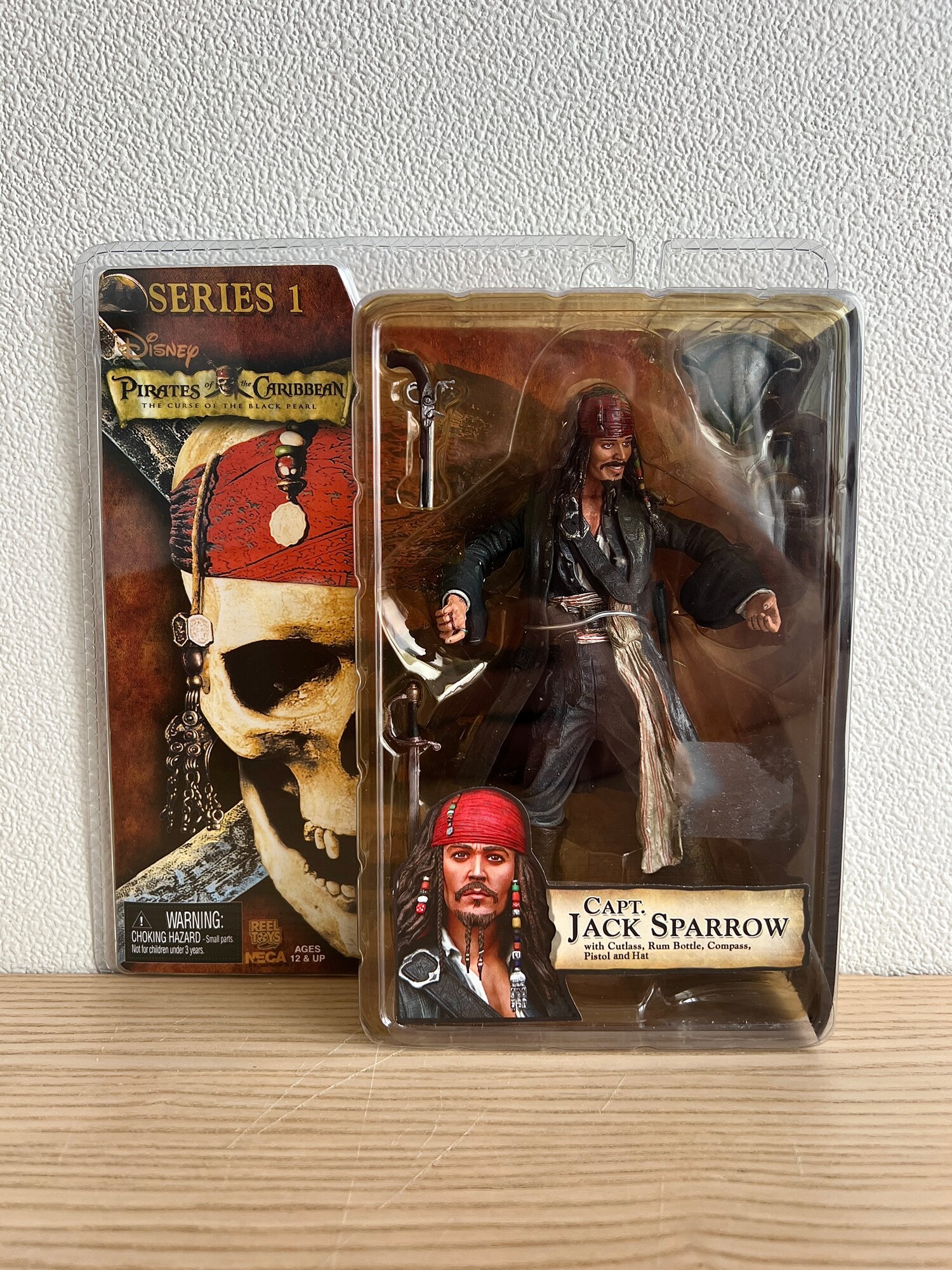 Фигурка Капитан Джек Воробей Пираты Карибского Моря Pirates of the Caribbean Captain Jack Sparrow Neca