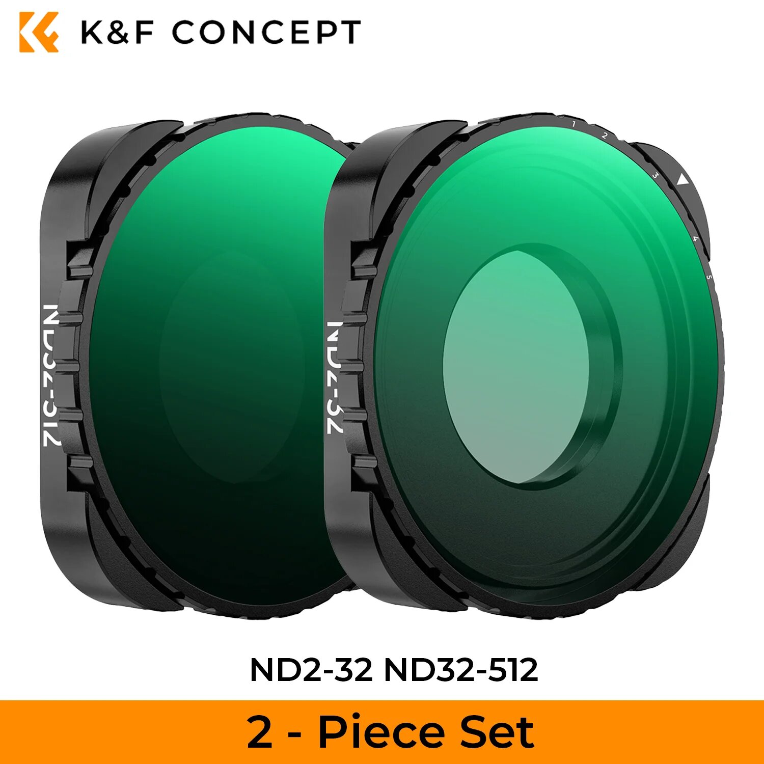 K&F CONCEPT ND2-32 ND32-512 Фильтры 2 шт.