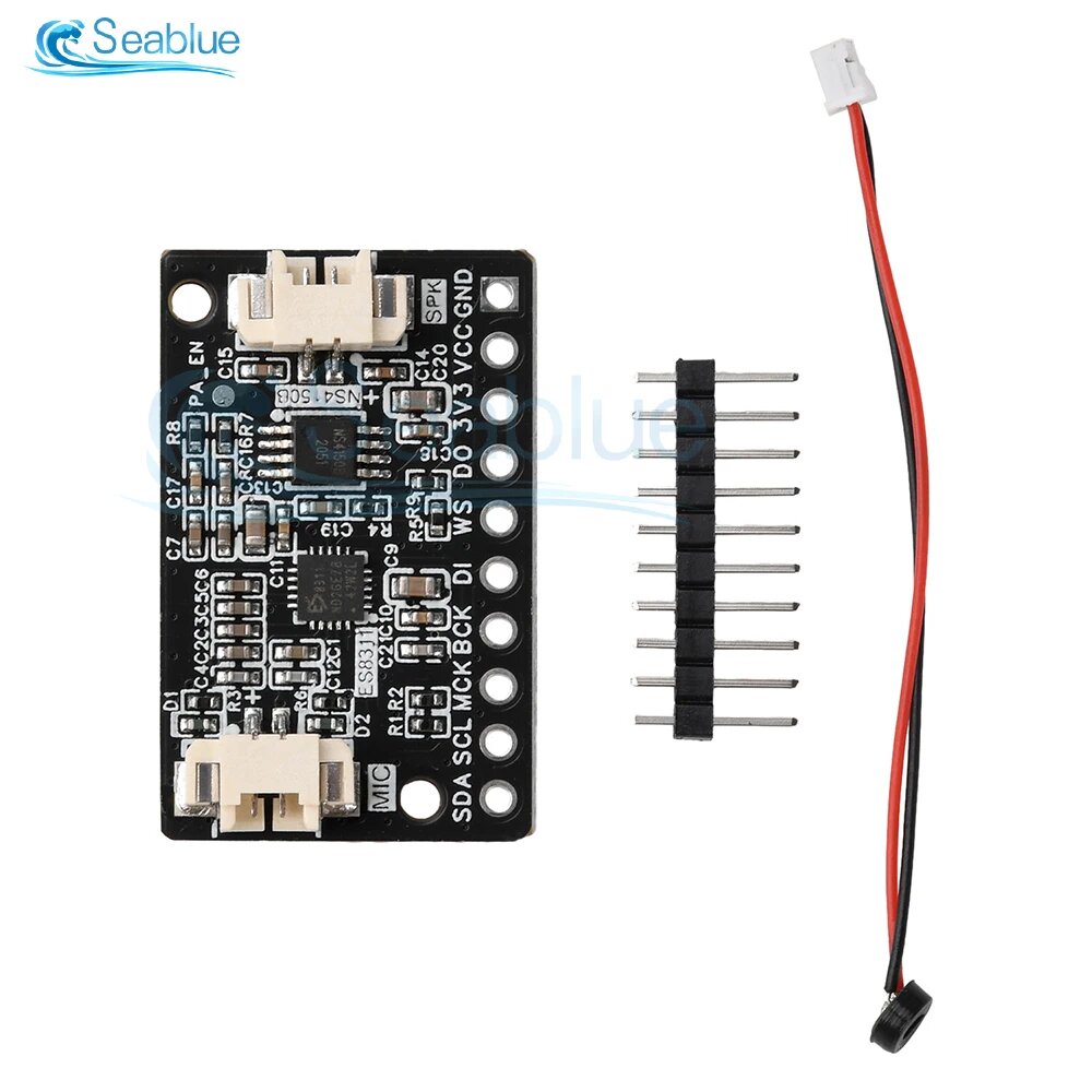Аудиомодуль ES8311 NS4150B, Цвет: External microphone
