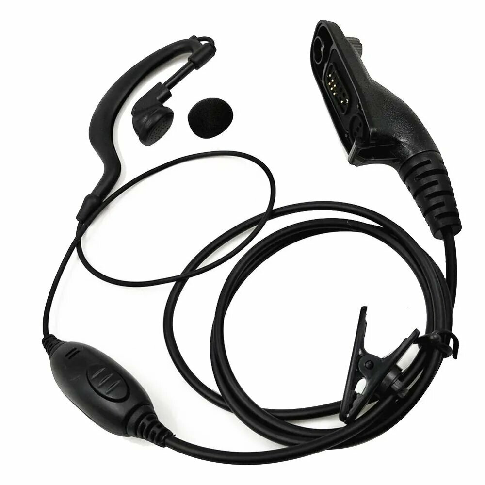 Наушник-гарнитура PTT с микрофоном для рации Xir P8268 P8668 APX6000