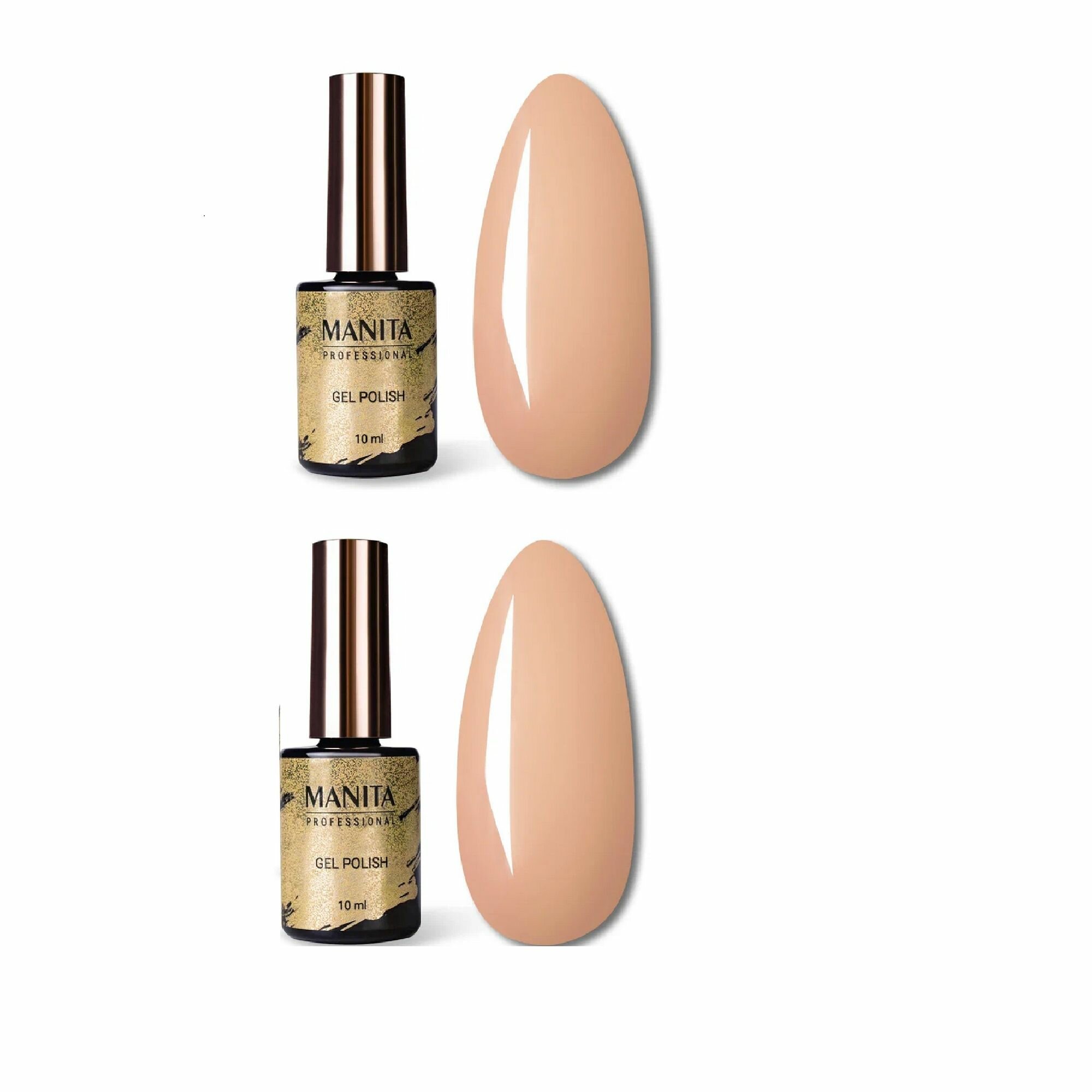 MANITA PROFESSIONAL Гель-лак для ногтей, Classic №22, Sun Kiss, 10 мл, 2 уп