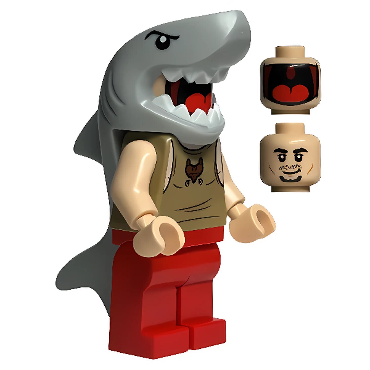 Минифигурка Lego Harry Potter Viktor Krum - Shark, Dual Sided Head hp414 U