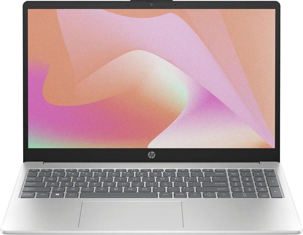 Ноутбук HP 15-fd0127dx 15.6", Intel Core i7-1355U, 16GB DDR4, 512GB SSD, Intel Iris Xe, Win11, silver (B4HN8UA)