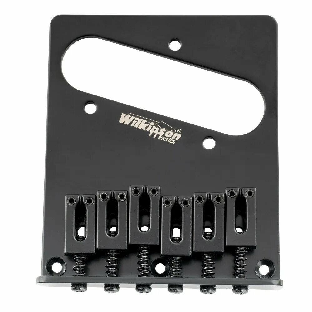 Гитарный бридж Wilkinson M Series 52,5 мм (2-1/16 дюйма) с 6 современными седлами для электрогитары Tele Style