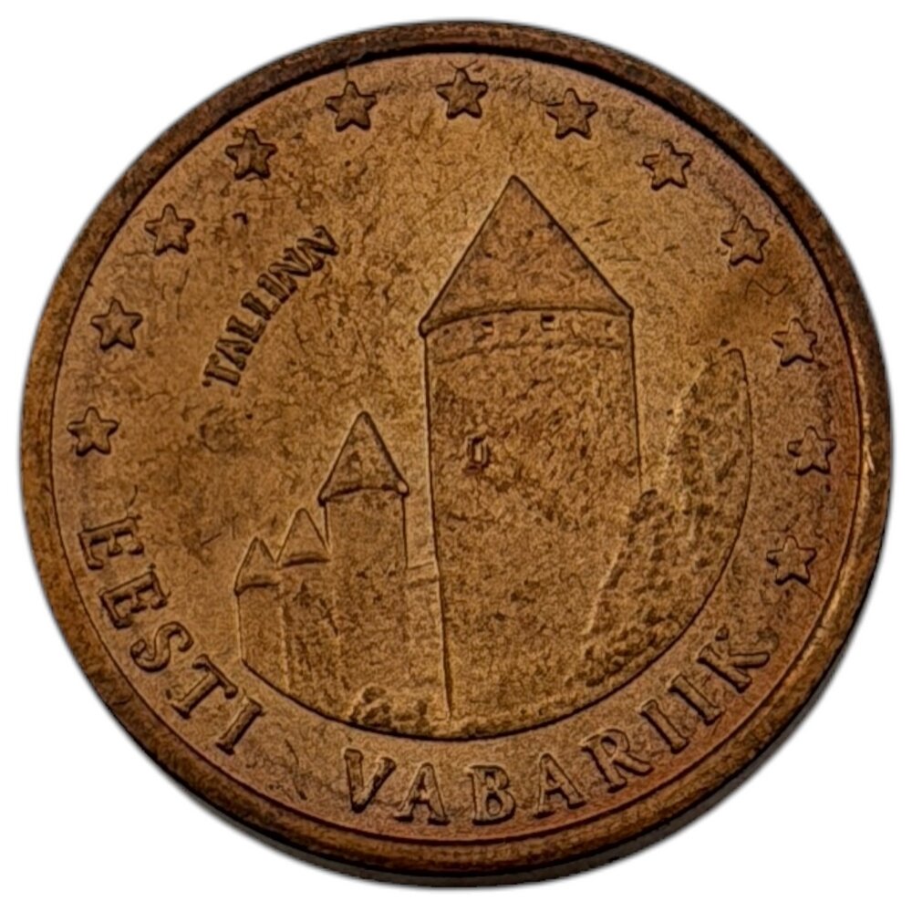 Эстония 5 евроцентов 2005 г. Specimen (Проба)