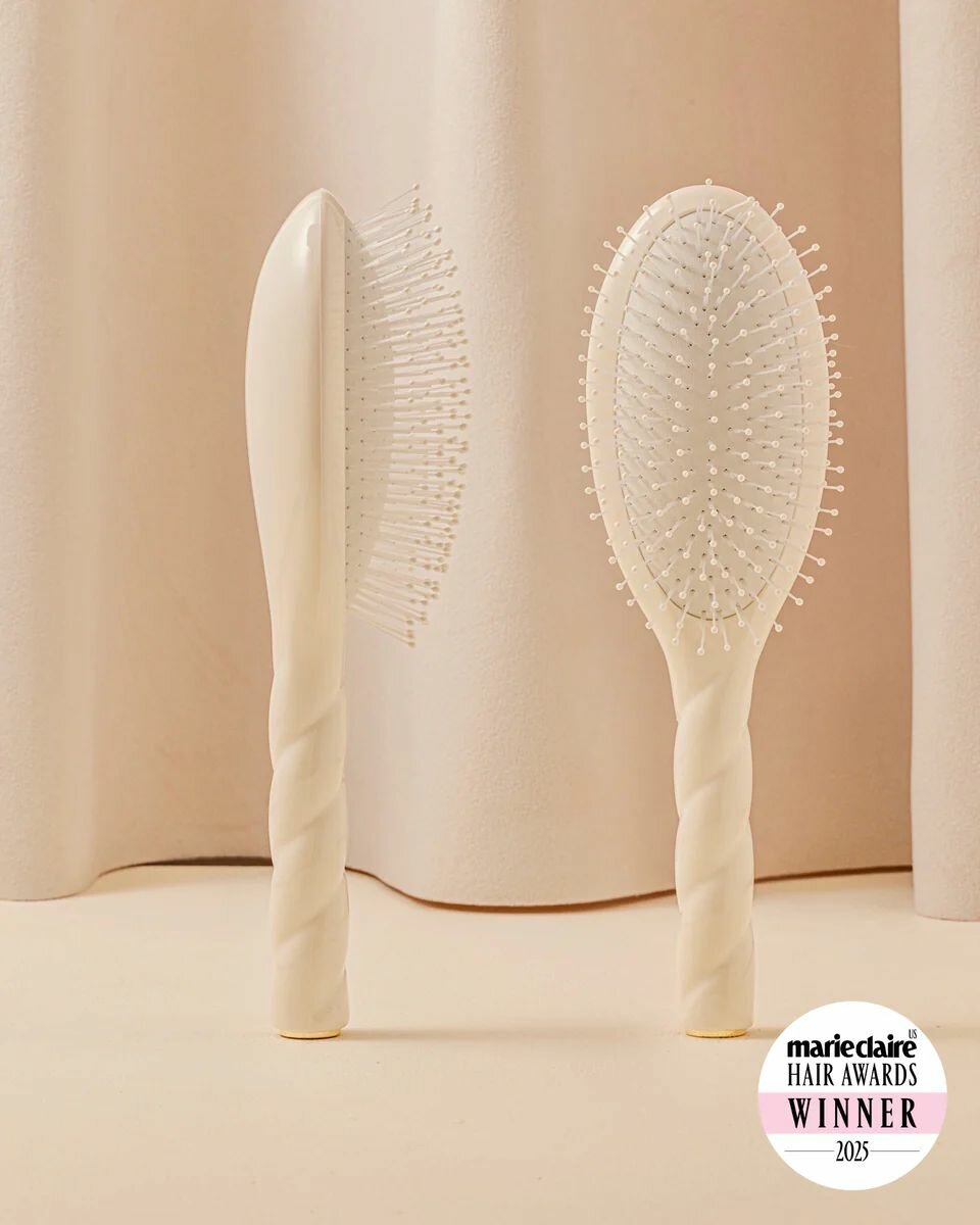 La bonne brosse Массажная расческа для распутывания волос N.04 The Small Massaging Detangling HairBrush, Creamy White