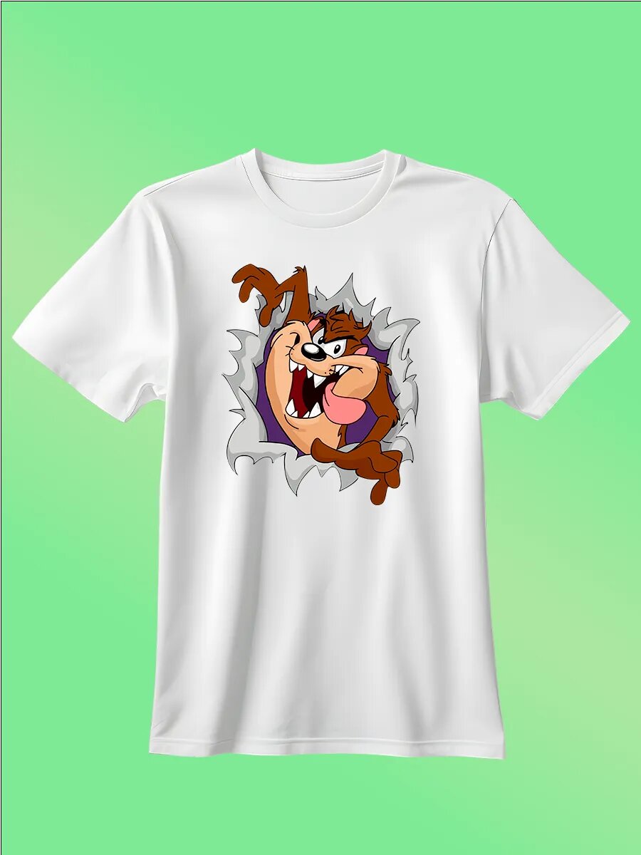 Футболка с принтом Looney Tunes мультяшная подарок