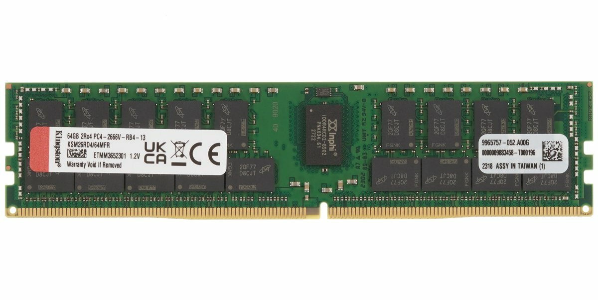 Kingston DDRIV 64Gb KSM26RD4/64MFR