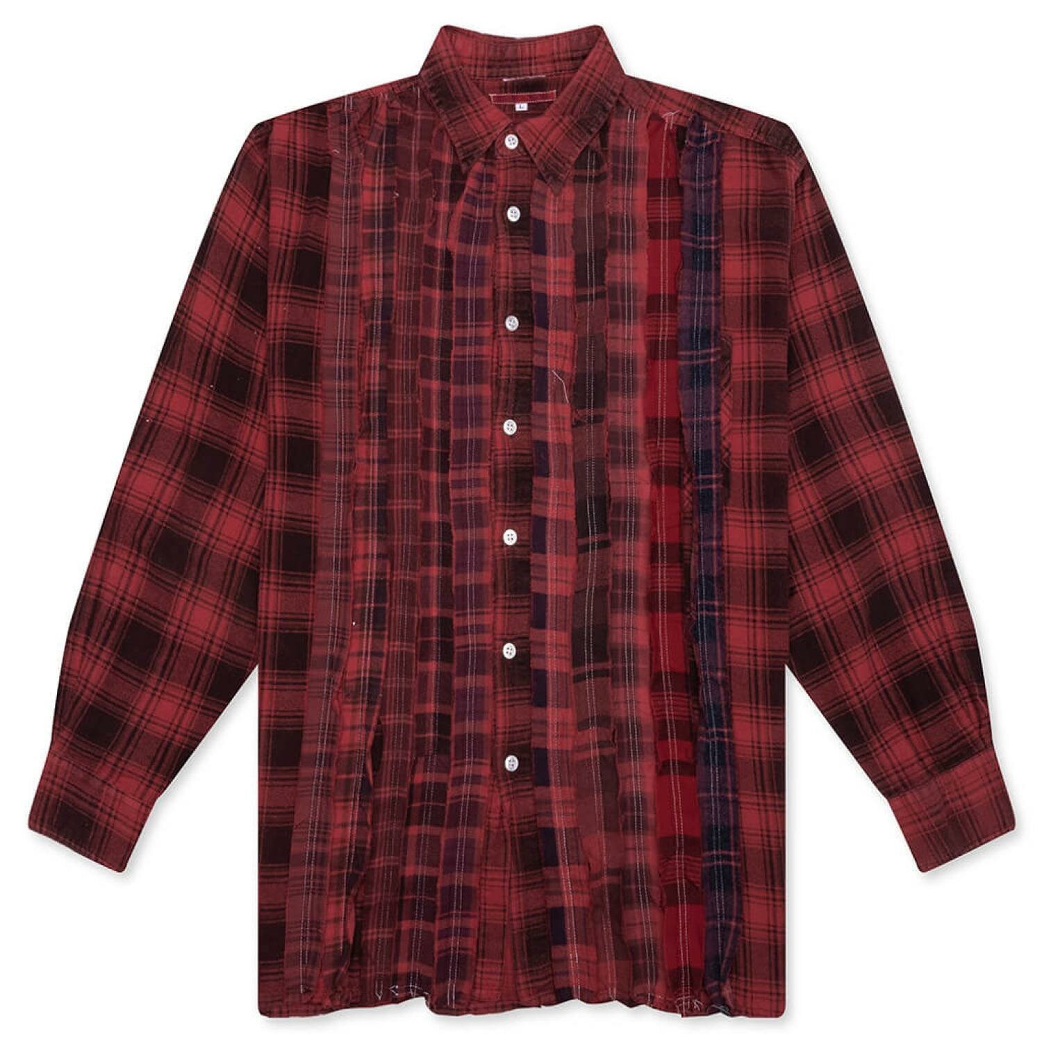 Рубашка Рубашка Needles Rebuild Flannel Shirt Ribbon Shirt