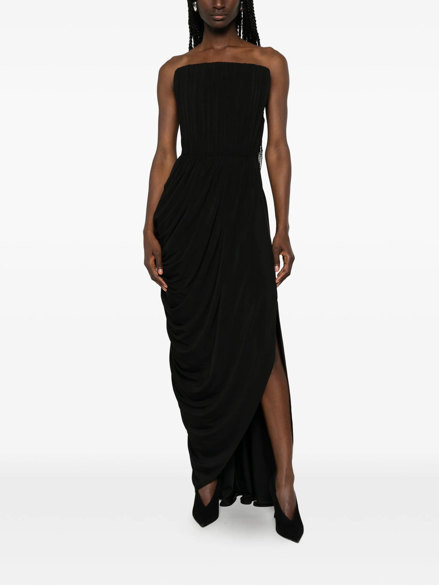 Платье Stella McCartney Draped asymmetric dress, размер 38 — фото 1