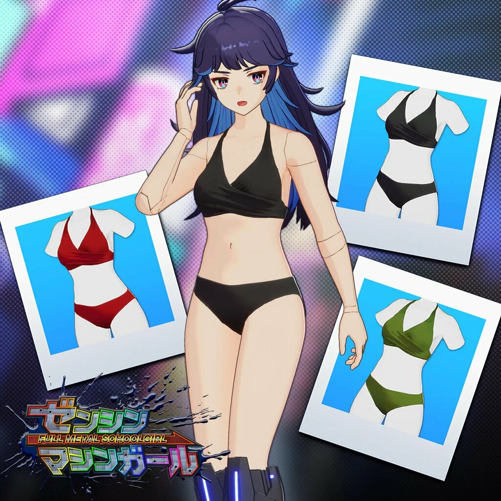 Дополнение FULL METAL SCHOOLGIRL - Akemi Costume: "Cool Bikini" in 3 Color Varieties, цифровое издание PlayStation 5, регион Индия / код пополнения баланса