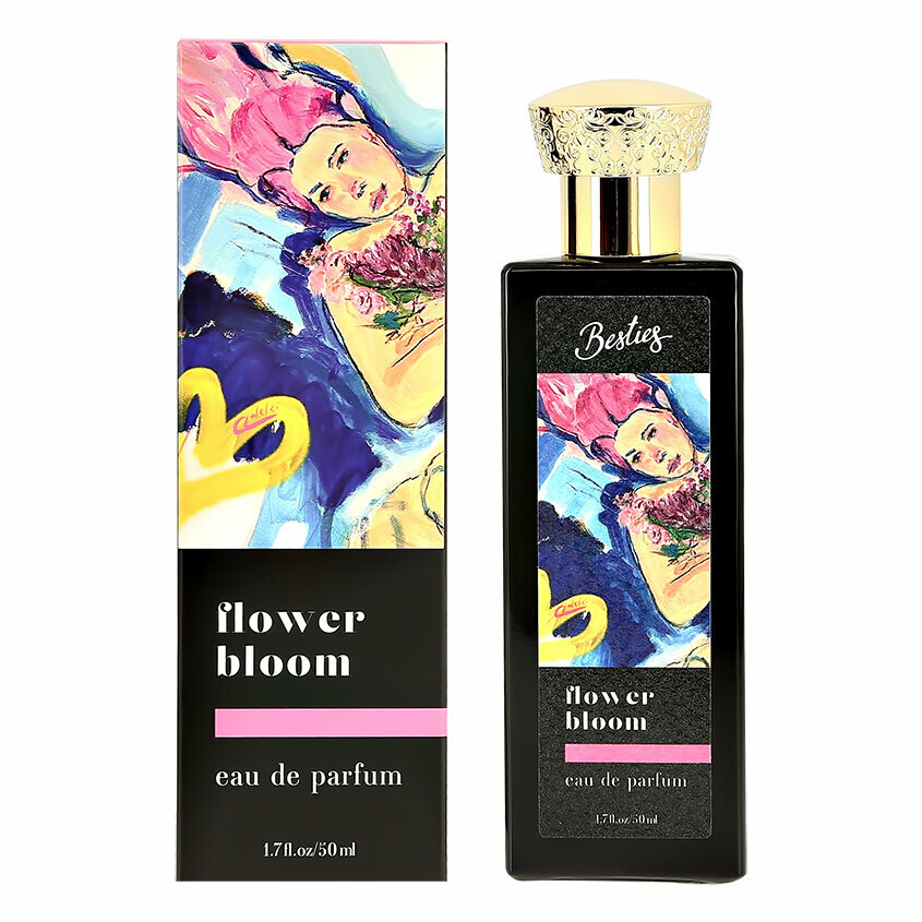 Парфюмерная вода для женщин Besties Flower Bloom 85 мл / Духи Бестис Флауэр Блум / Расцвет цветка