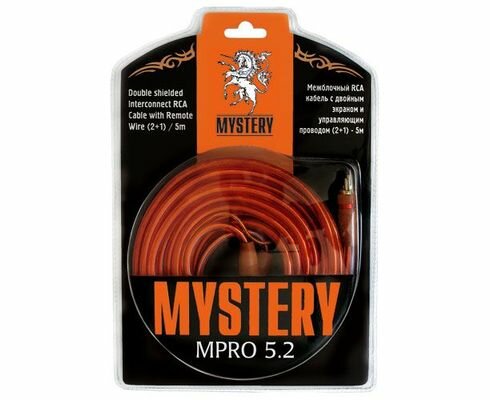 MYSTERY Кабель RCA, 5м, двойной экран MPRO 5.2*******************