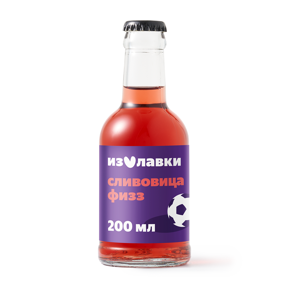 Коктейль Из Лавки "Сливовица Физз", безалкогольный, газированный, 200 мл