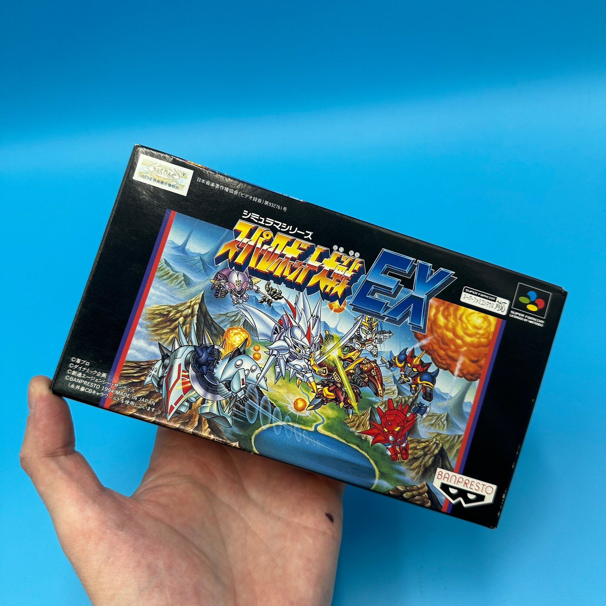 Игра Super Robot Wars EX, для Nintendo Super Famicom, оригинал, Япония