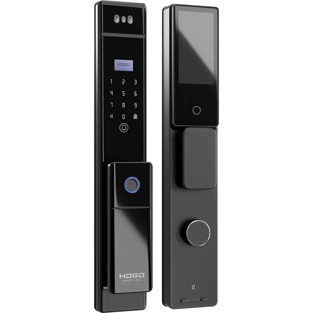 Умный электронный замок HOGO Smart Lock HOGO Face ID, PIN-код, отпечаток пальца, карта доступа или стикер для смартфона V08 HgV08