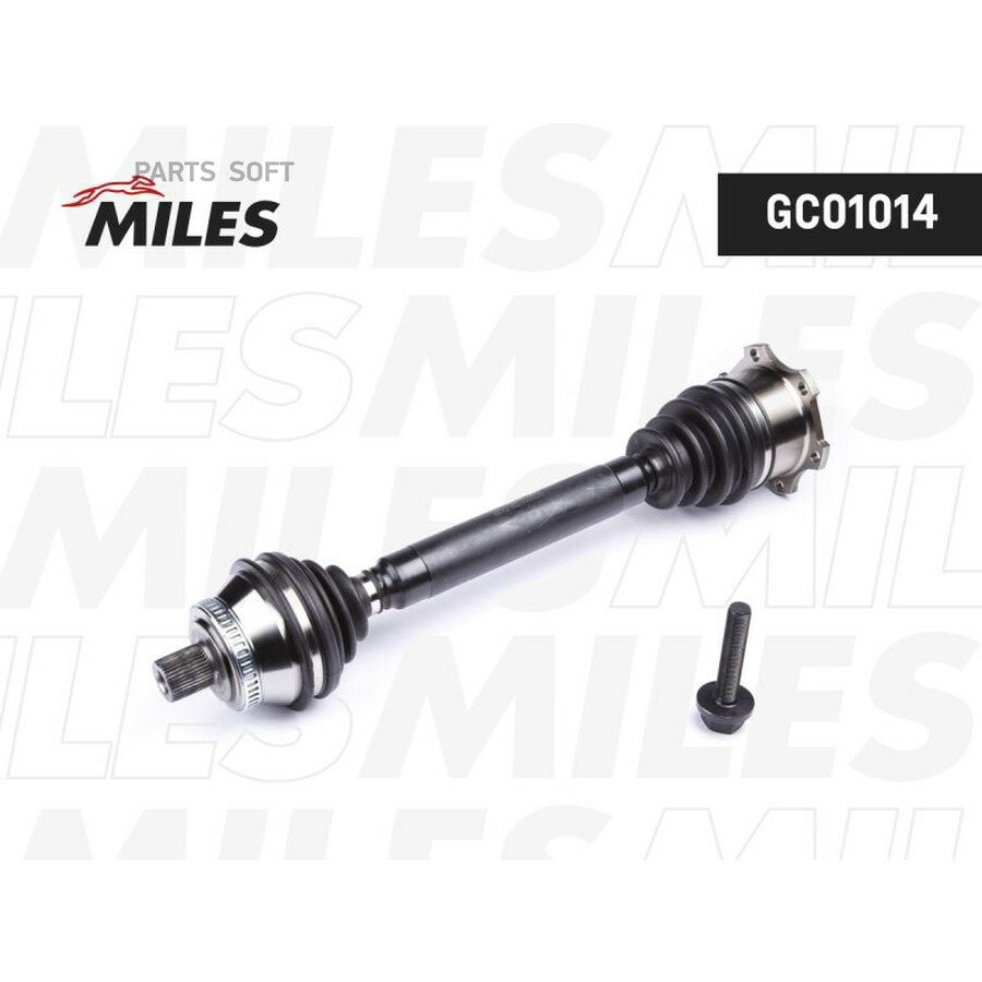 MILES GC01014 Привод в сборе AUDI A6 2.4-2.8 97-05 лев.(ABS) ()