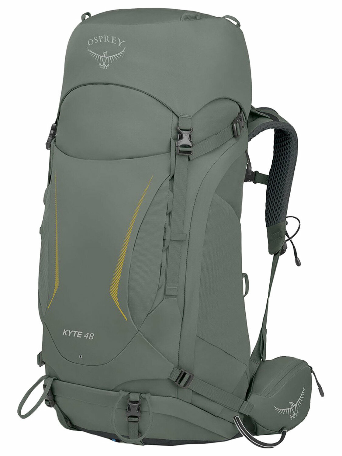 Рюкзак Osprey Kyte 48 Rocky Brook Green 2026 Серый, для женщин