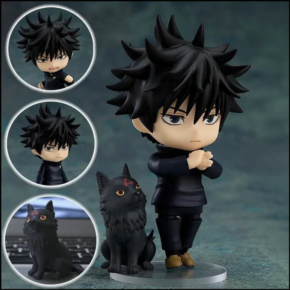 Фигурка Магическая битва Фушигуро Мегуми из аниме Jujutsu Kaisen, коллекционная модель 10 см в коробке