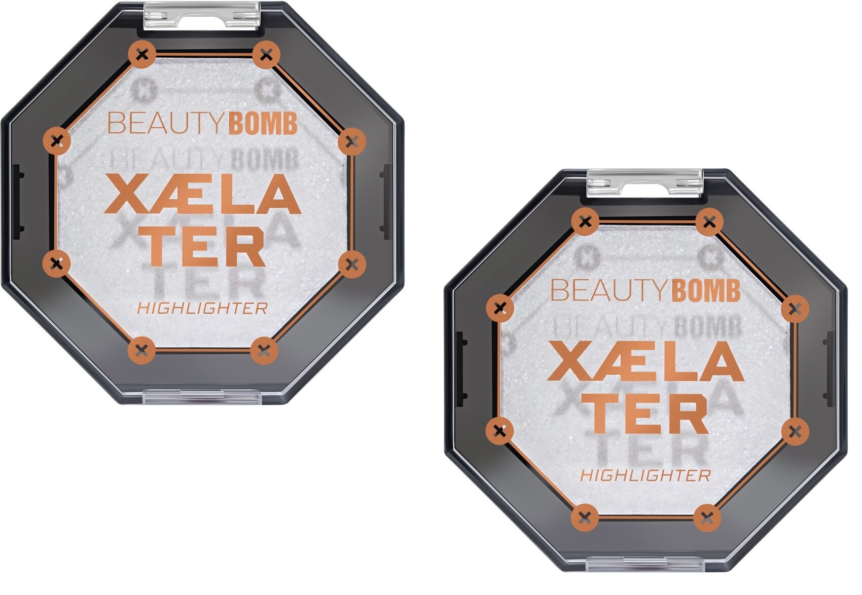Хайлайтер для лица и тела Beauty Bomb Face and body highlighter «XAELA TER» тон 01 2шт