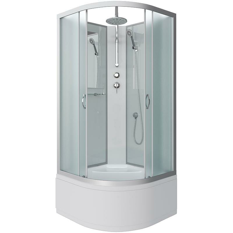Душевая кабина Niagara Classic 80x80 23071424BKT профиль хром, без гидромассажа