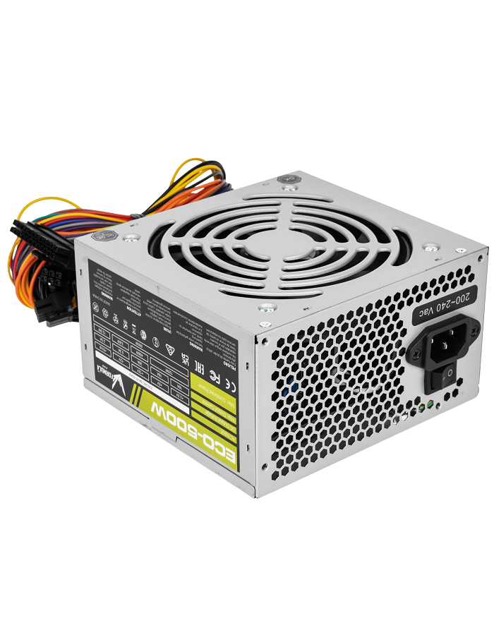 Блок питания ATX 12V 2.3 Formula V ECO-500W 500W, серый, 120 мм