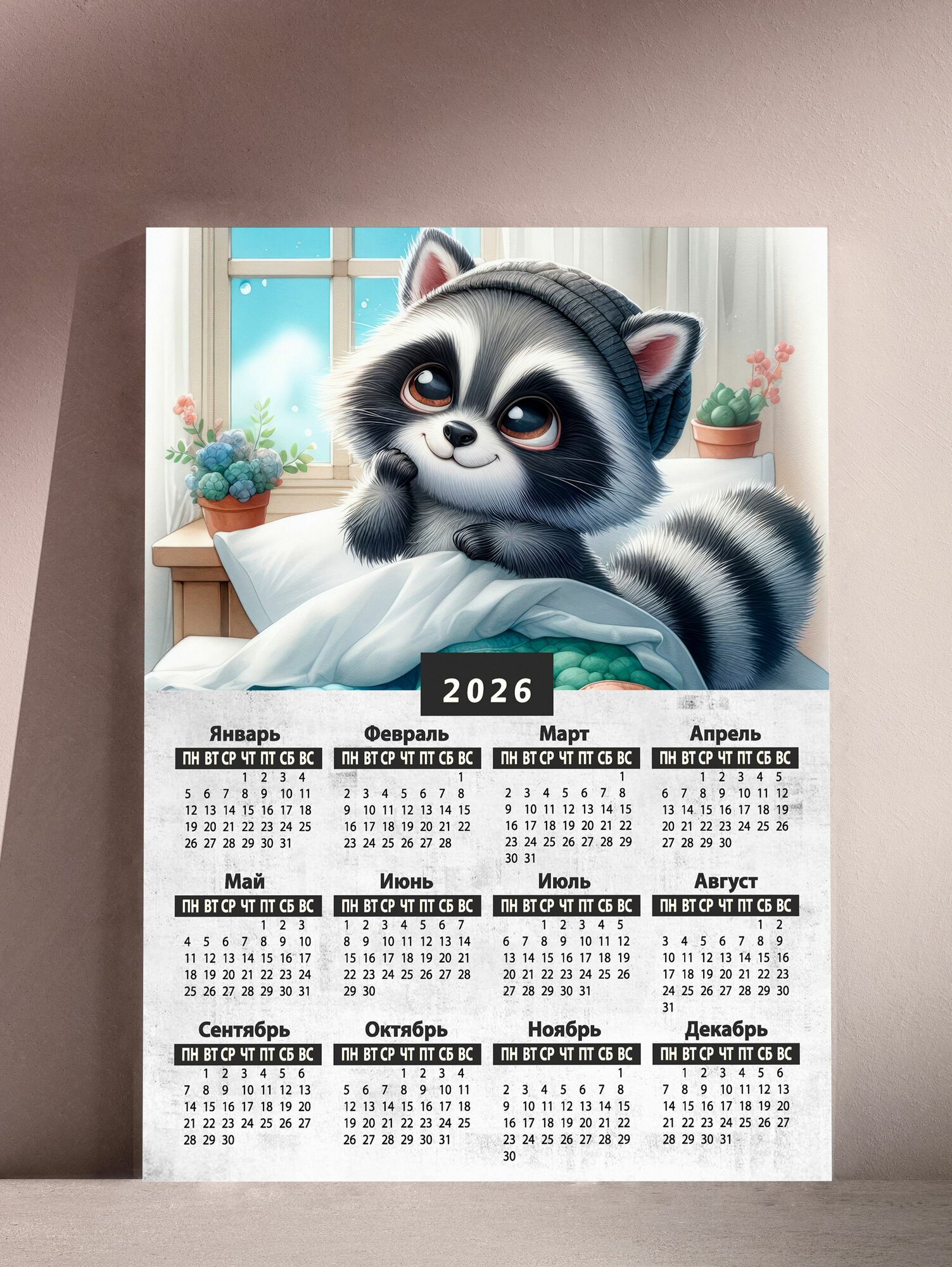 Календарь 2026 Енотик