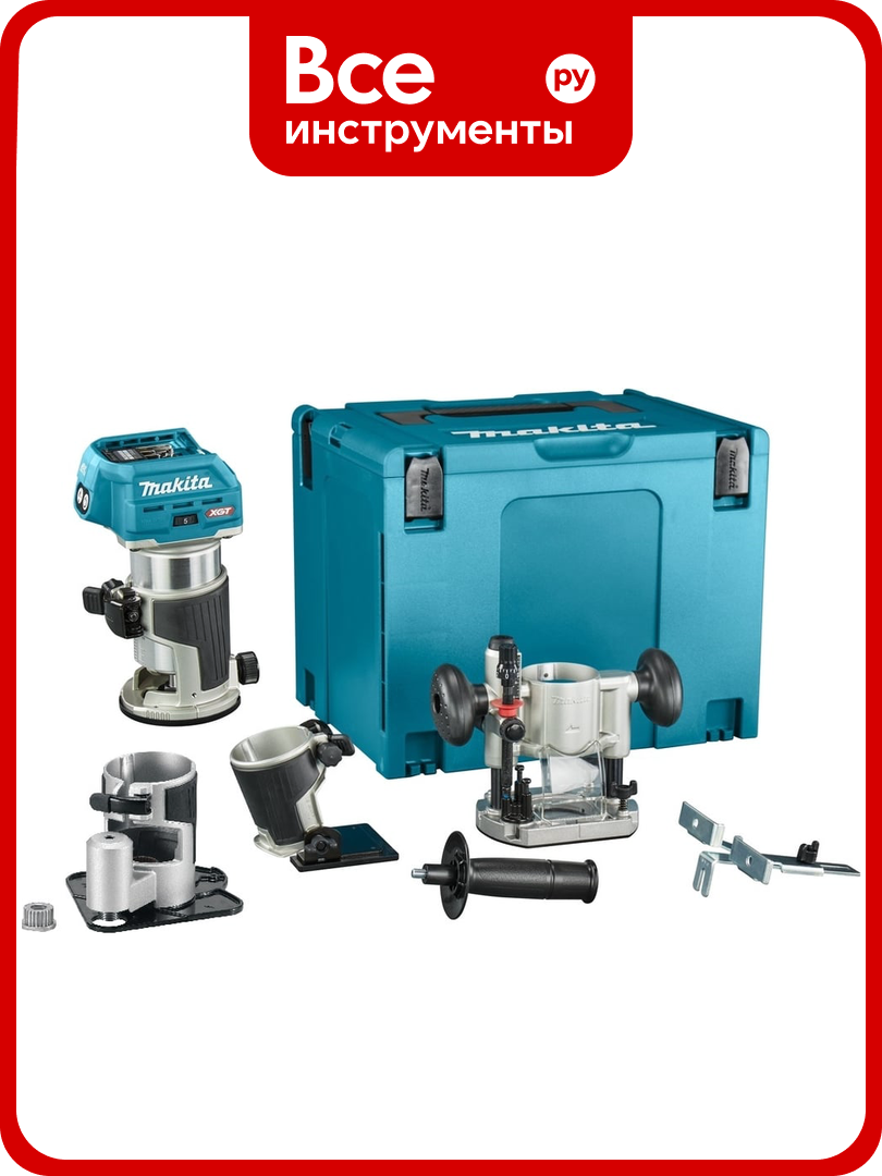 Фрезер кромочный аккуммуляторный Makita XGT BL 40В RT001GZ19