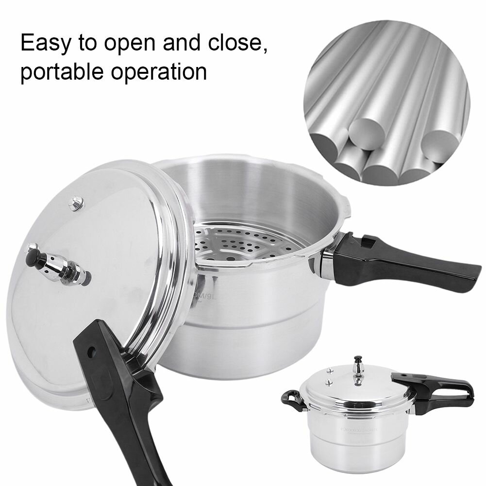 Milochic Скороварка "QI1SX5OO1KN6WY8KX9WE4-NACWGH7VKV", Алюминий, 9 л
