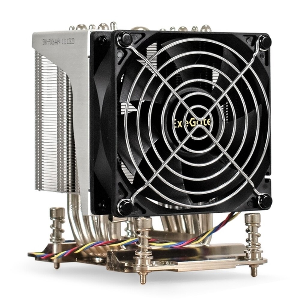Кулер ExeGate ESNK-P0064AP4. PWM.4U. SP3. Cu ( LGA SP3, TDP 280W, PWM, 4pin, на винтах, с термопастой, Retail box)