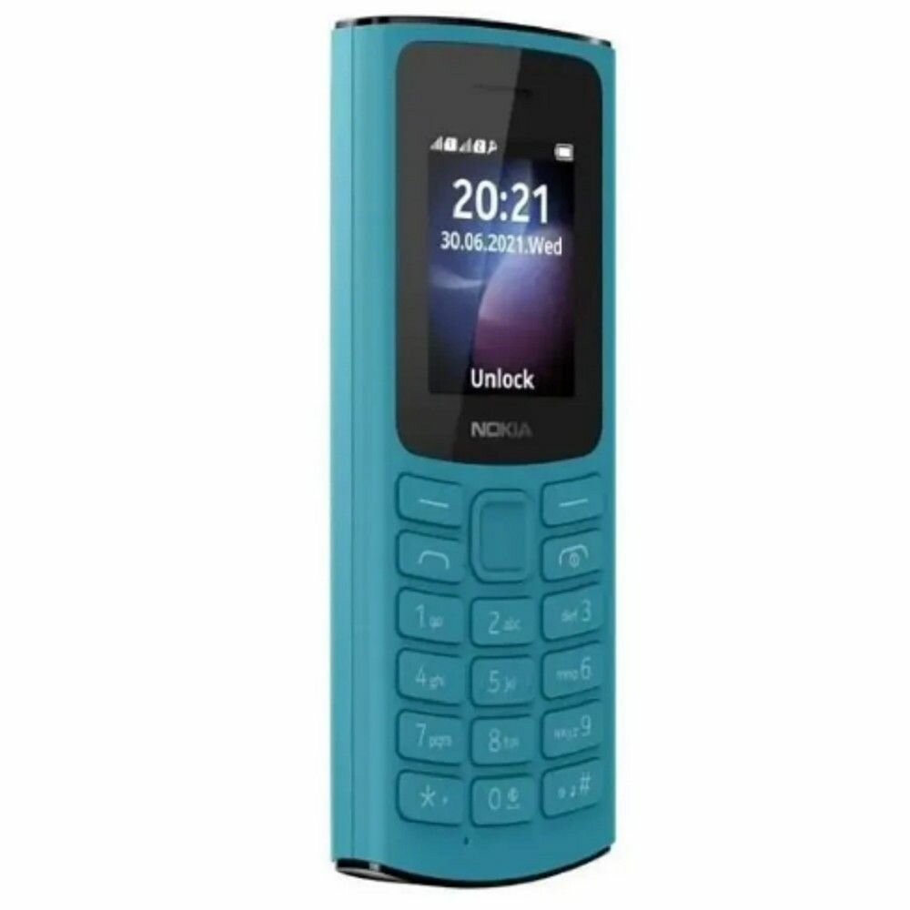 Сотовый телефон Nokia 105 TA - 1557 DS EAC1 CYAN 160 x 120