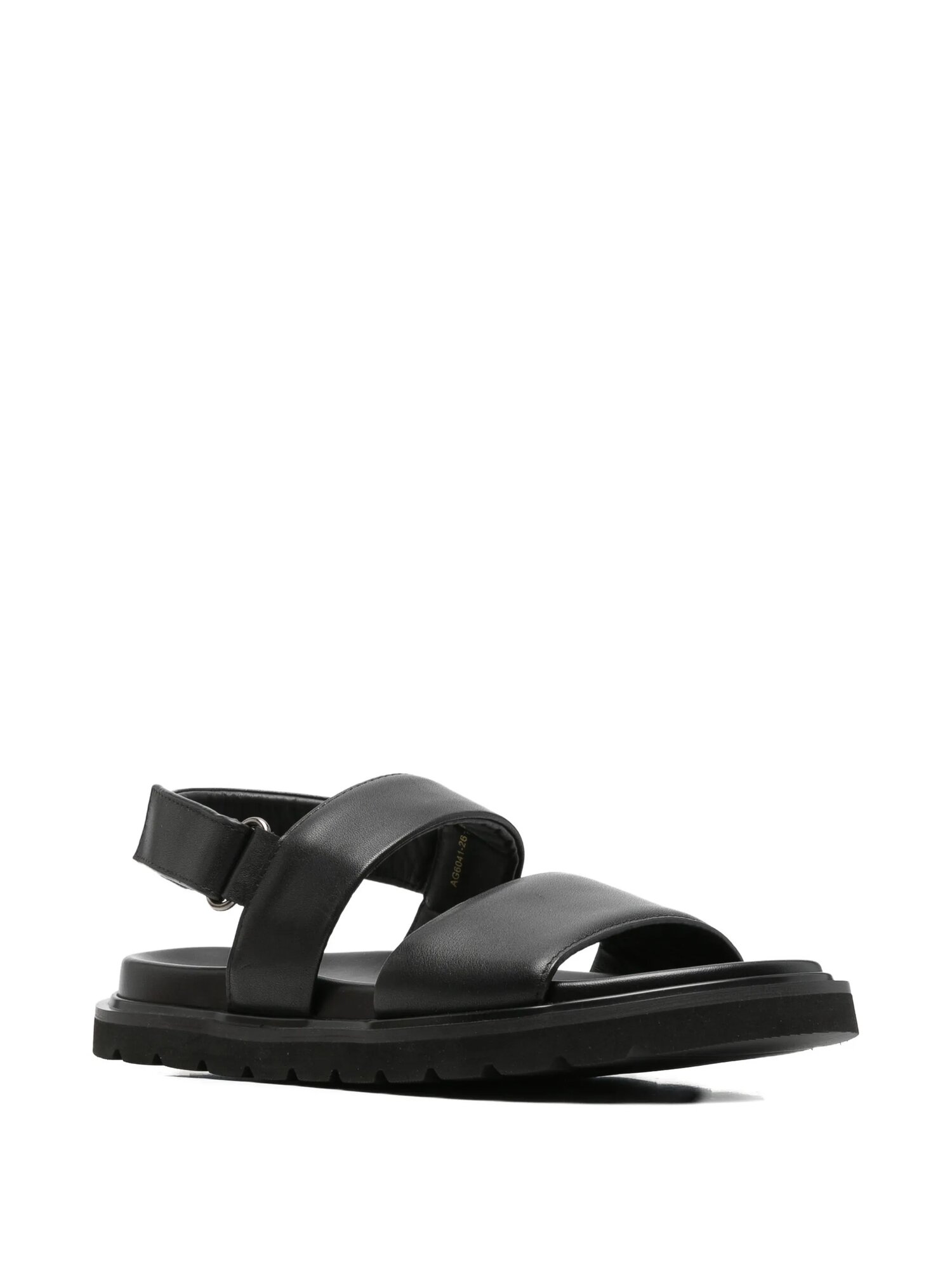 Босоножки Alberto Gozzi Touch-strap ridged-sole sandals, размер 41, black/black — фото 1