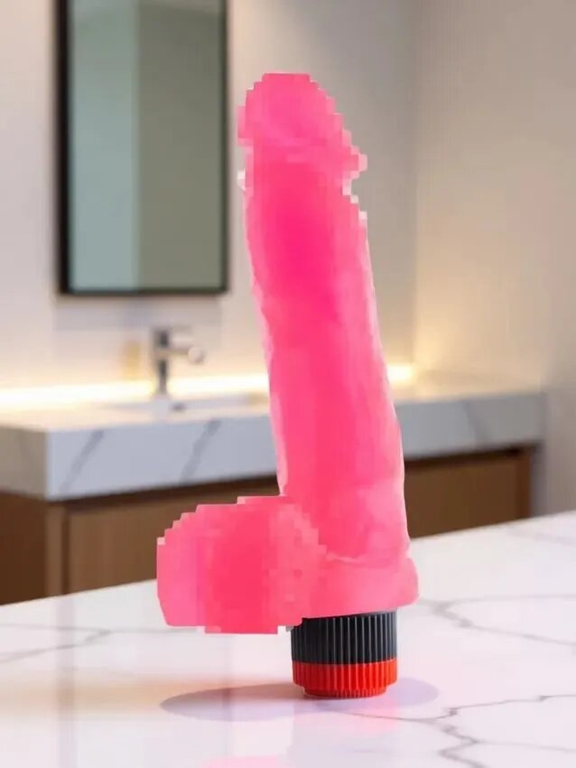 LOVETOY (А-Полимер) Вибратор из ПВХ 221500 19 см (221500), D: 4.5 см, длина: 19 см, розовый