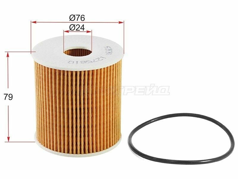 Фильтр масляный SAT ST-1275810 Volvo S60 00-10, XC90 02-14