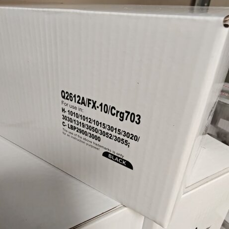 Картридж для HP LJ 1010/1012/1015/3030 Q2612A/Canon FX-10 /Сanon703 2500стр compatible
