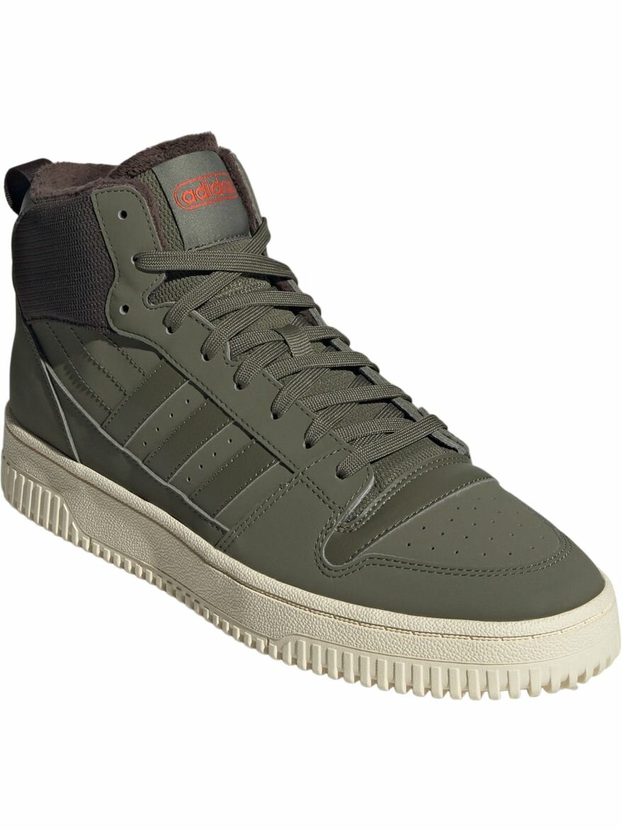 Кеды adidas Break Start Mid Winterized, полнота F, размер 9,5 UK, коричневый — фото 1
